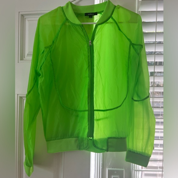 Tops | New Zip Front Sheer Beach Boat Golf Jacket Sun Coverup ...